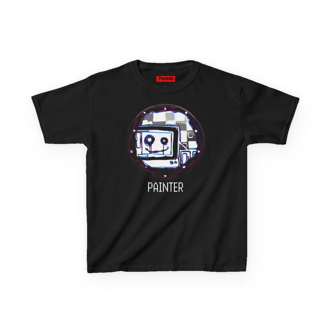 Painter Pressure Wanted T-shirt: Roblox-inspired for Boys and Girls ...