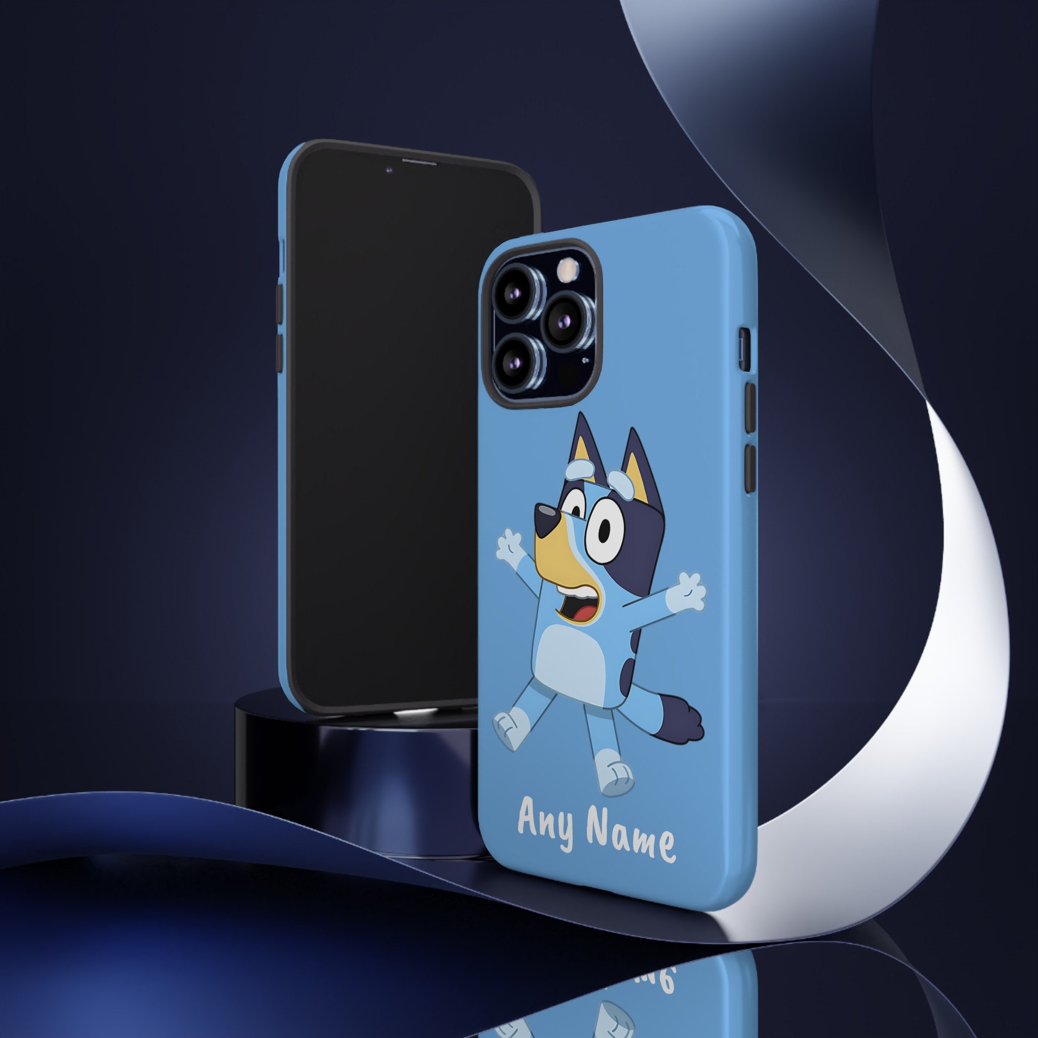Bluey and Family, Personalized Tough Cases - Etsy