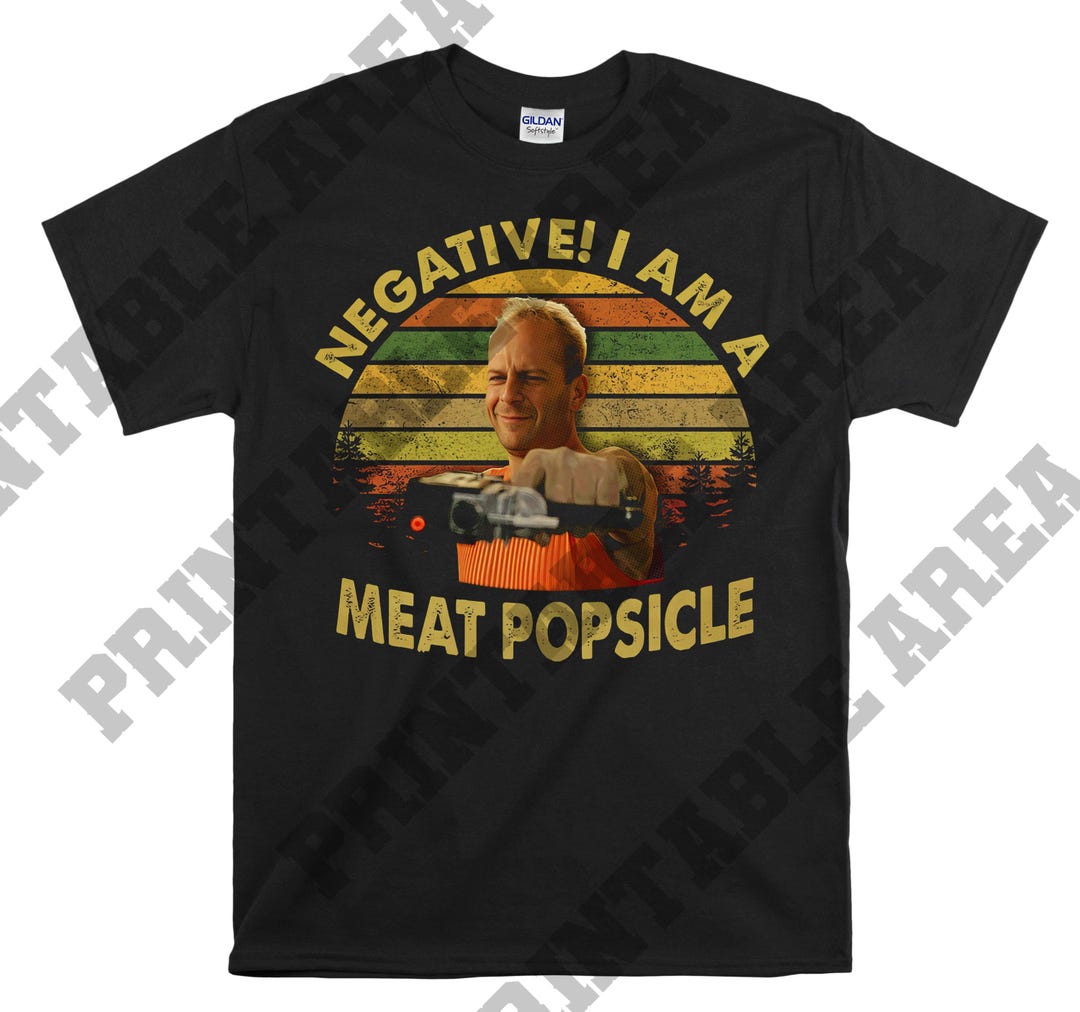 The Fifth Element Negative I Am A Meat Popsicle Men Unisex T Shirt, T ...