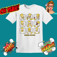 Down With Homework Simpsons Themed T-shirt Bart Simpson Mad Magazine ...
