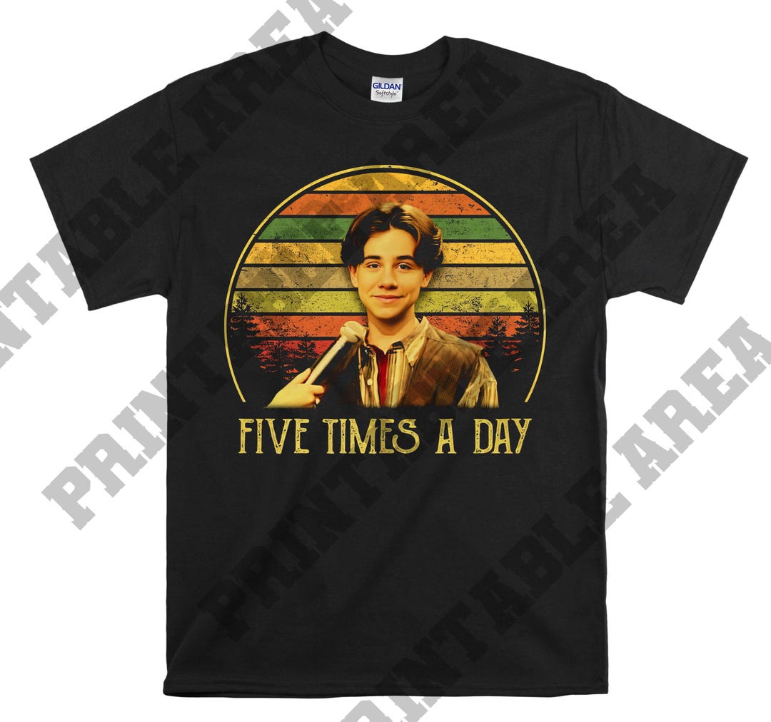 Boy Meets World Shawn Hunter Five Times A Day Vintage Men Unisex T ...