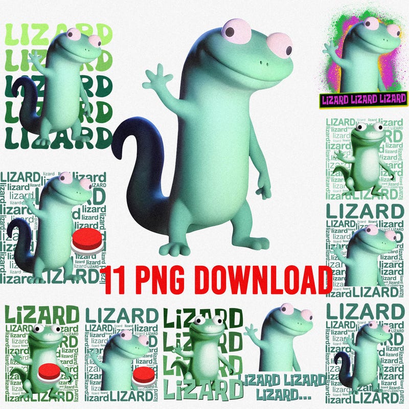 In Lizard - Etsy