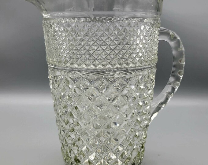Vintage Anchor Hocking Wexford Large Water Pitcher Mcm Vintage Barware ...