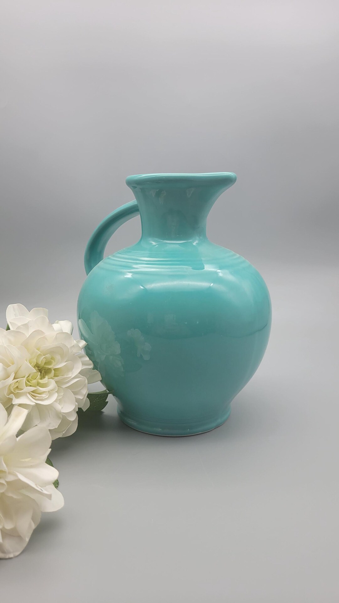 Vintage Homer Laughlin Fiesta Ware Open Carafe in Turquoise Fiestaware ...
