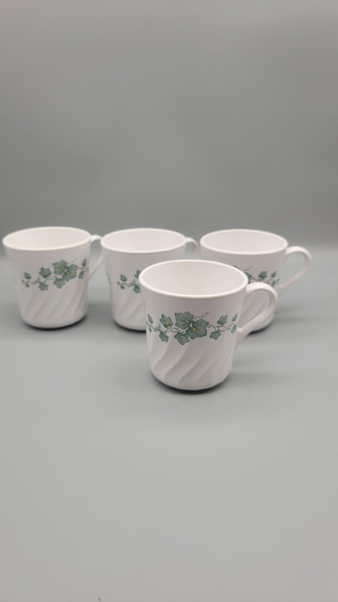Corelle Corning Ware Callaway Ivy Mugs - Vintage Mugs Set of 4 - Etsy