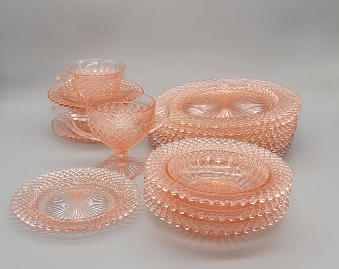 Antique Depression Glass Miss America Pink by Anchor Hocking 1935 -1938 ...