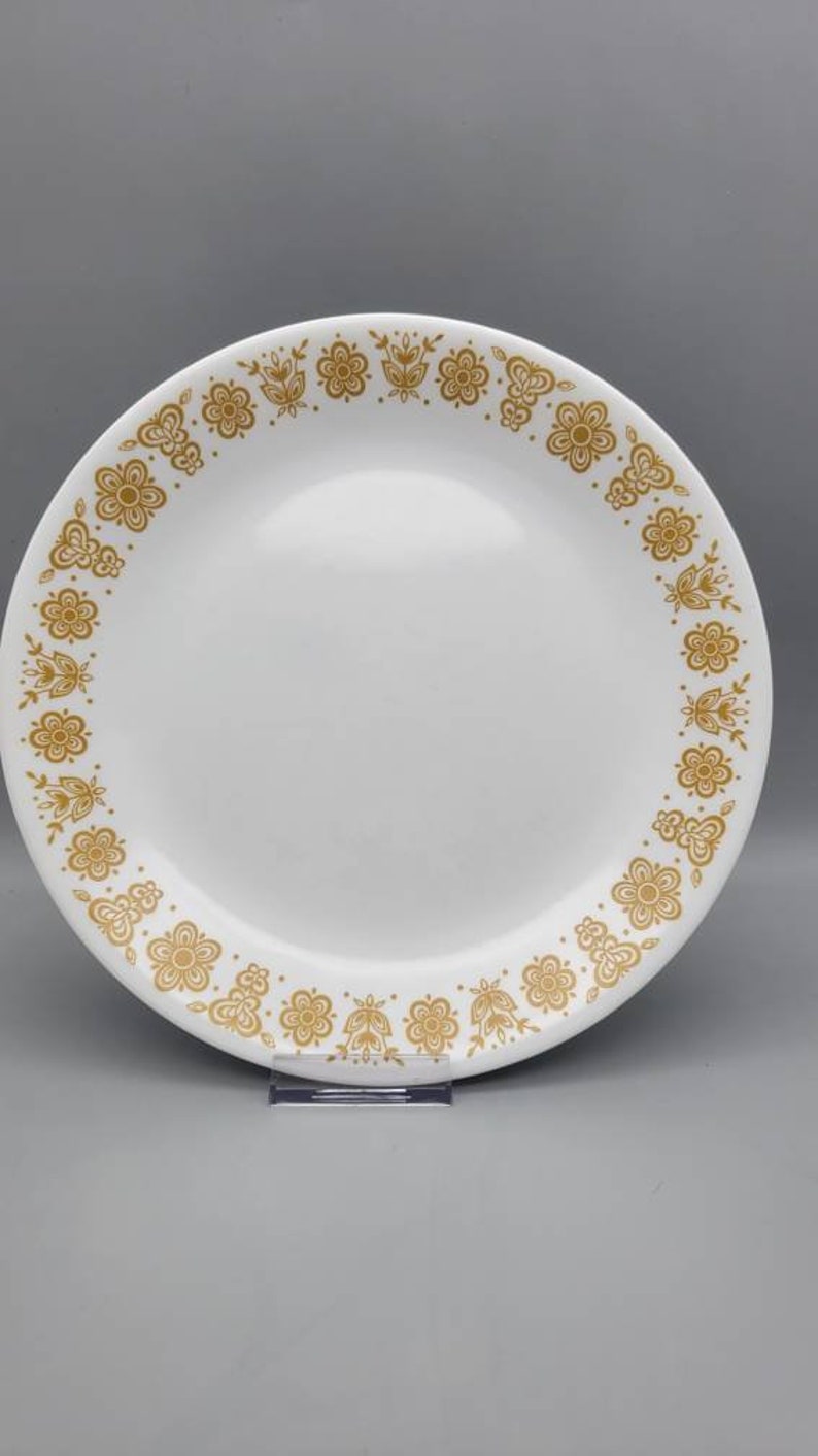 Vintage Corelle Butterfly Gold Dinner Plates Vintage Butterfly Gold by ...