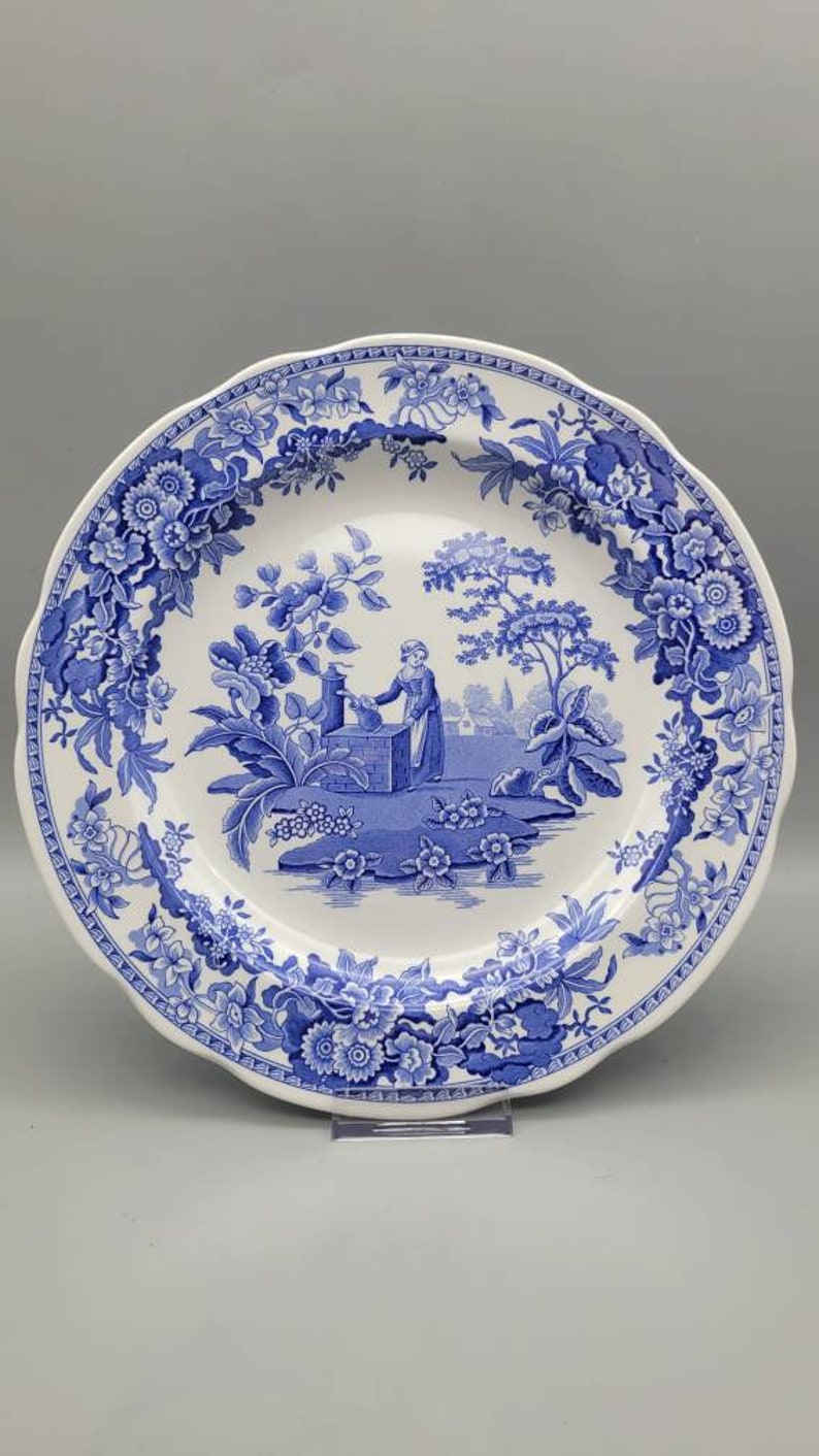 Spode Blue Room Collection Vintage Spode Blue Willow Dinner - Etsy