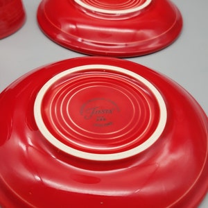 Fiesta Scarlet Ring Handled Cup and Saucer Set of 2 Scarlet Red ...