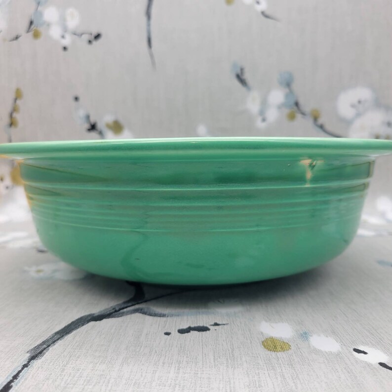 Vintage Fiesta Green Nappy Bowl Vintage Fiesta Ware Homer Laughlin ...