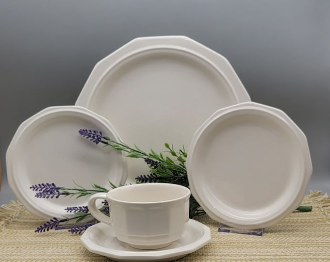 Pfaltzgraff Heritage White Dinnerware Set Vintage Pfaltzgraff Heritage ...