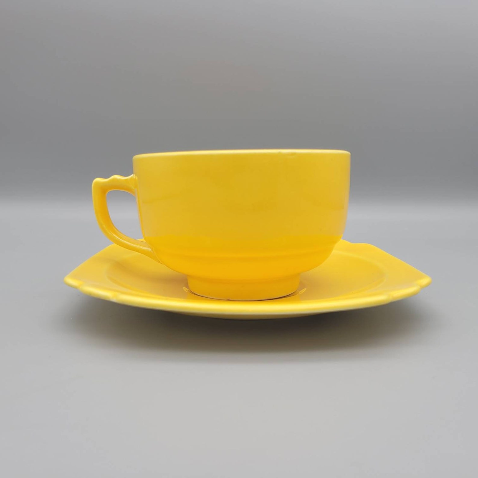 Vintage Homer Laughlin Riviera Fiesta Ware Luncheon Plates Cups ...