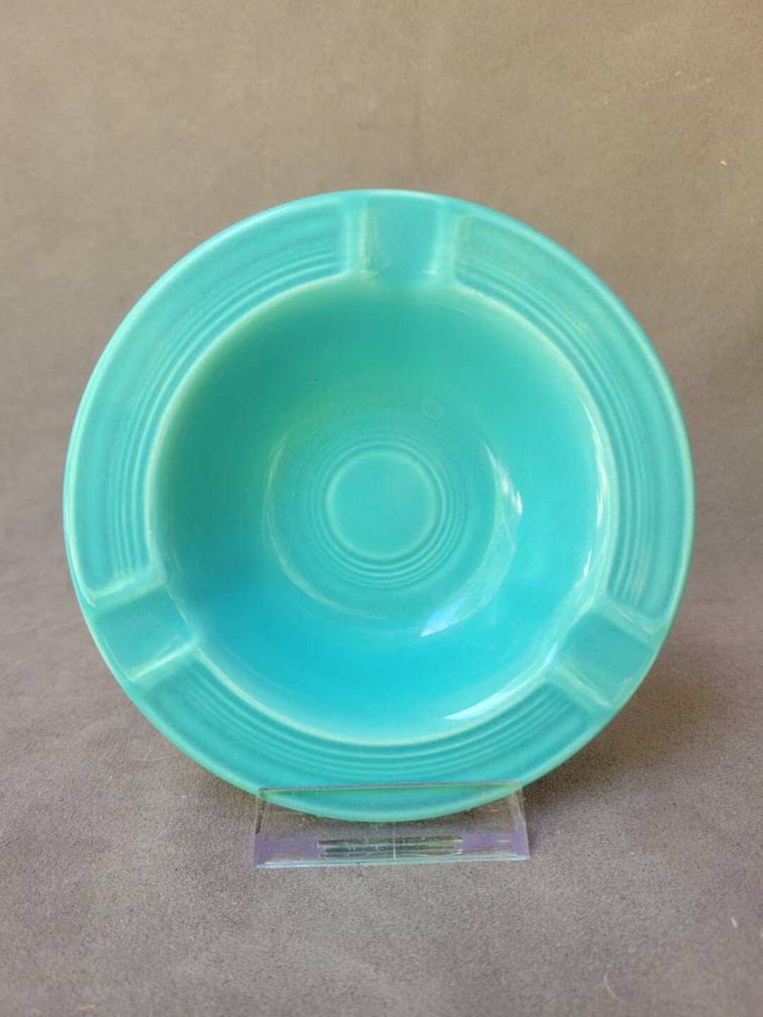 Vintage Homer Laughlin Fiestaware Turquoise Ashtray Fiesta Ware Art ...