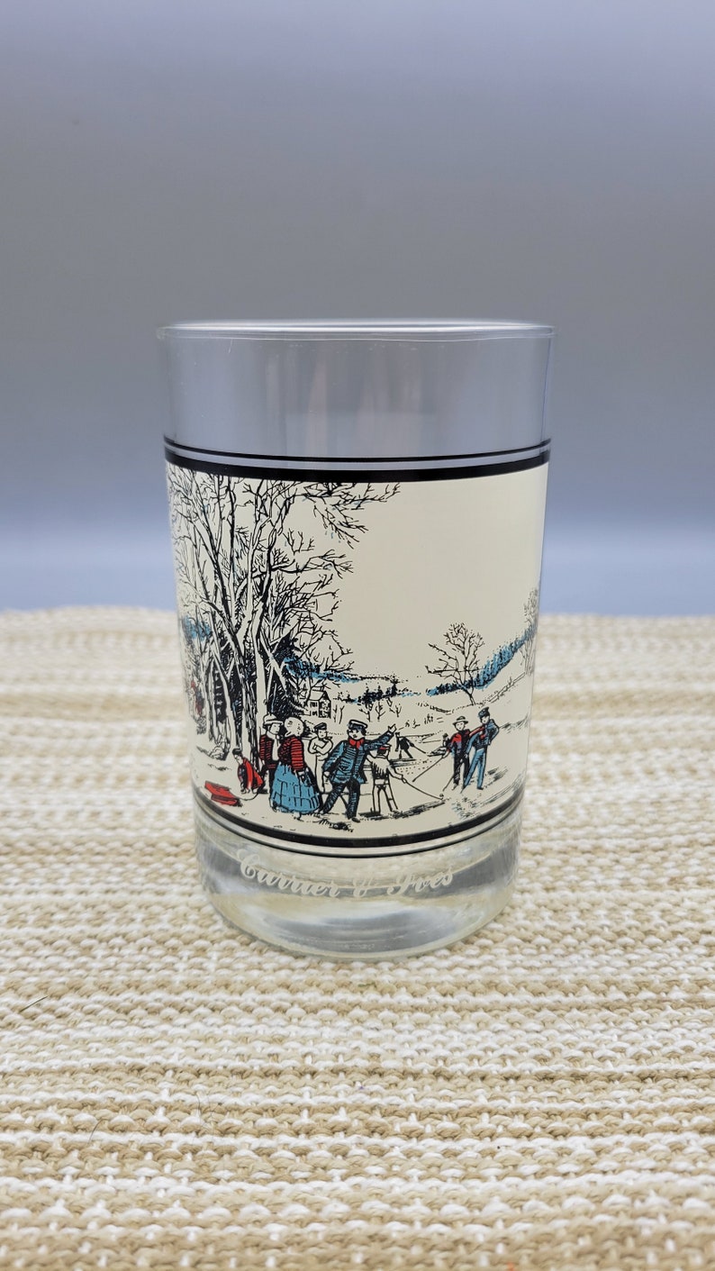 Currier And Ives Glasses