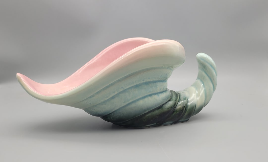 Rare Mid Century Modern Vintage Hull Pottery Ebb Tide Pink and ...