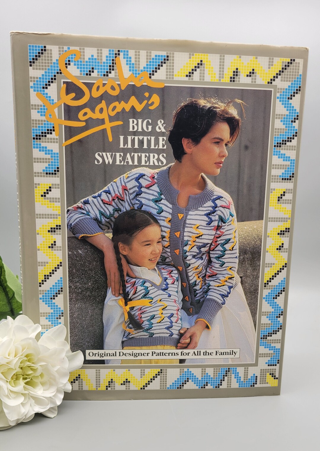 Sasha Kagan's Big & Little Sweaters Knitting Book Vintage 80s Sweater ...