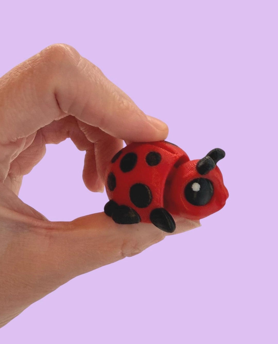 3dprinted - Ladybug Toy – Pocket-sized Fidgets - Articulating Toys ...