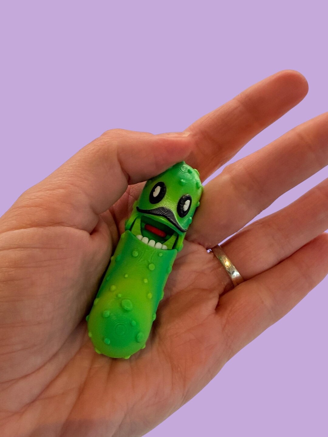 3D Printed Flexi Pickle Fidget Toy – Funny Desk Companion - Etsy
