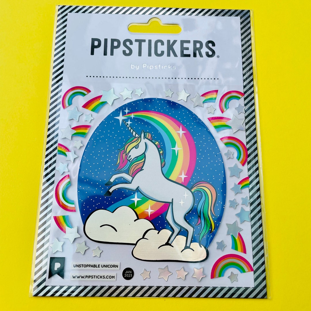 Pipstickers by Pipsticks - Unstoppable Unicorn, Jan 2023, New in Packet ...