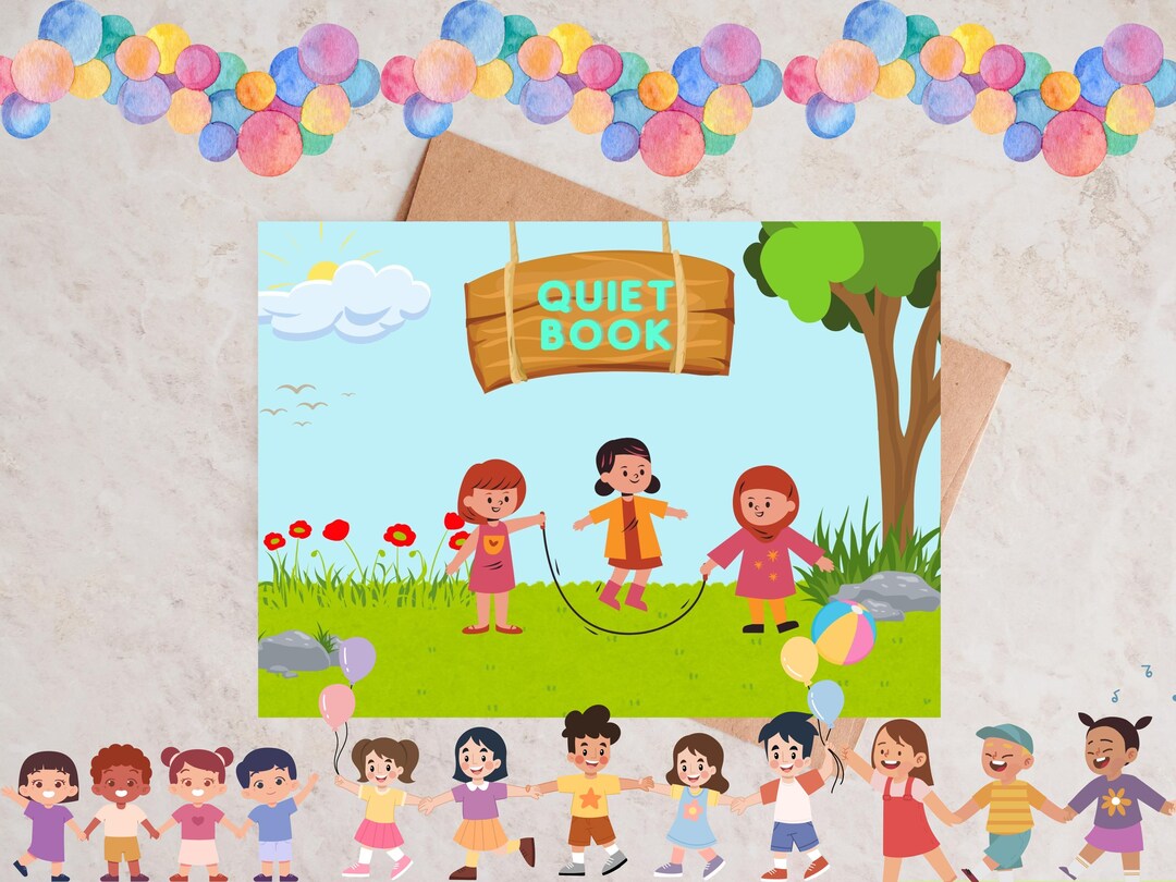 80 Pages Quiet Book | Busy Book Printables for Teaching Preschool - Etsy
