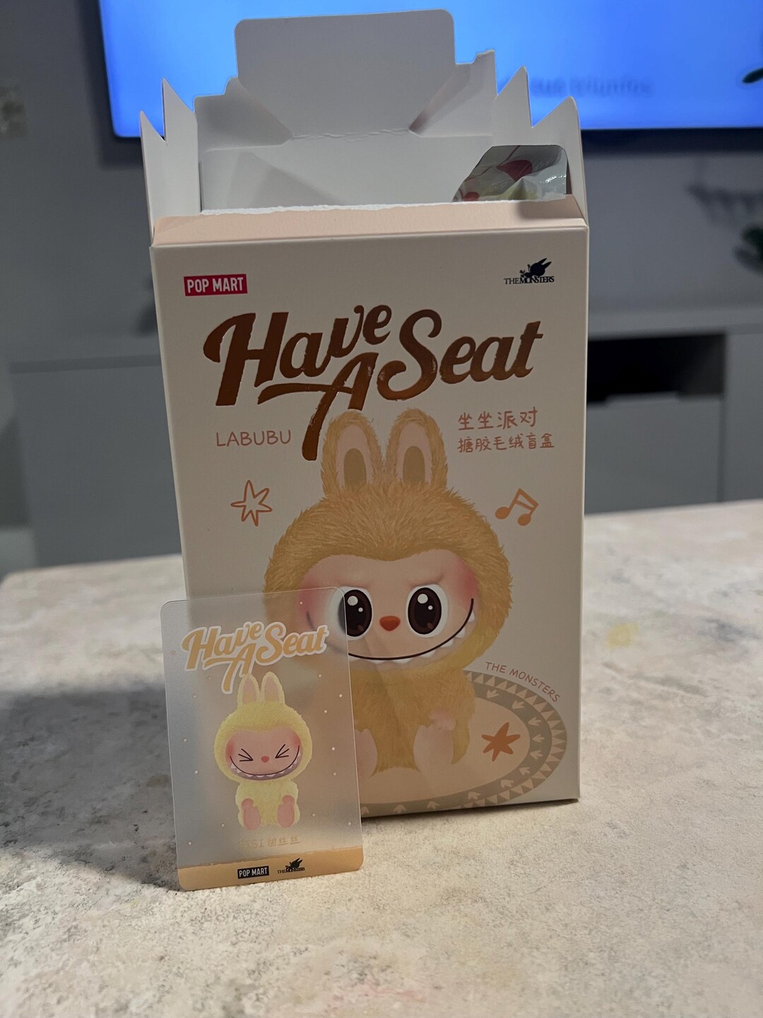 SISI Pop Mart Labubu Have a Seat Plush Keychain Authentic - Etsy