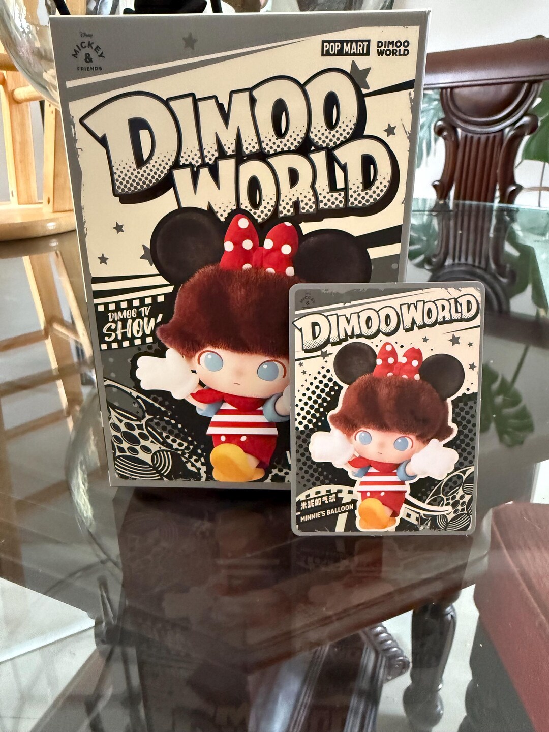 Pop Mart -DIMOO WORLD X Disney Series - Vinyl Plush Keychain Blind Box ...
