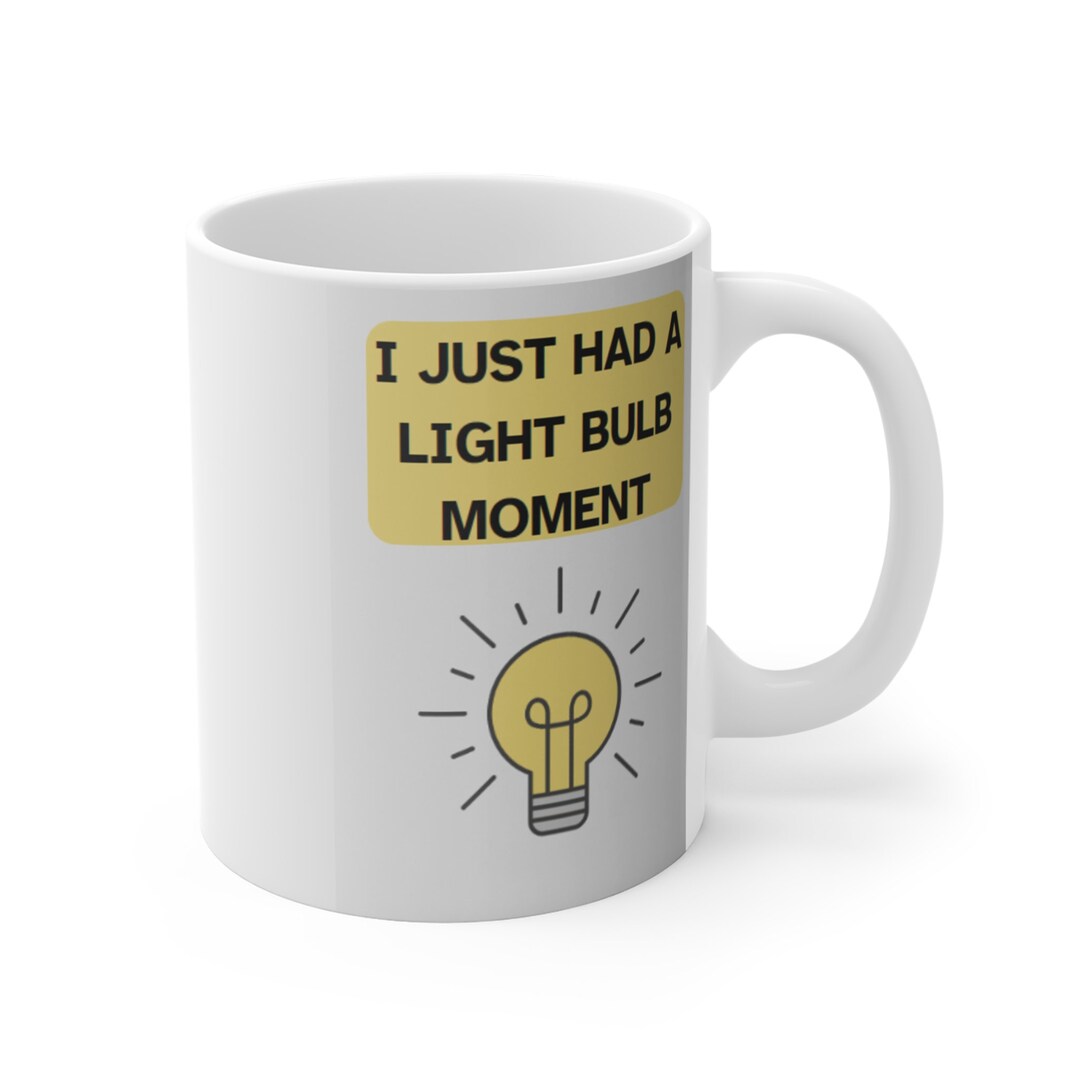 Light Bulb Moment, Unique, Gift for Him or Her, Special ,novelty, Funny ...