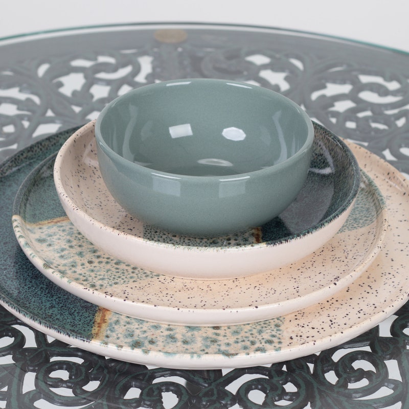 Stoneware Dinnerware - Etsy