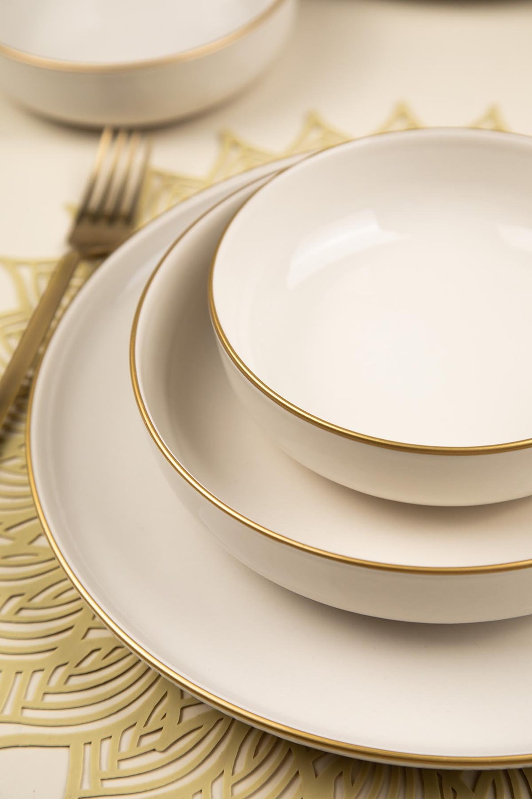 Custom Design Porcelain Dinner Set Available in 1, 6, 8, 12 Person ...