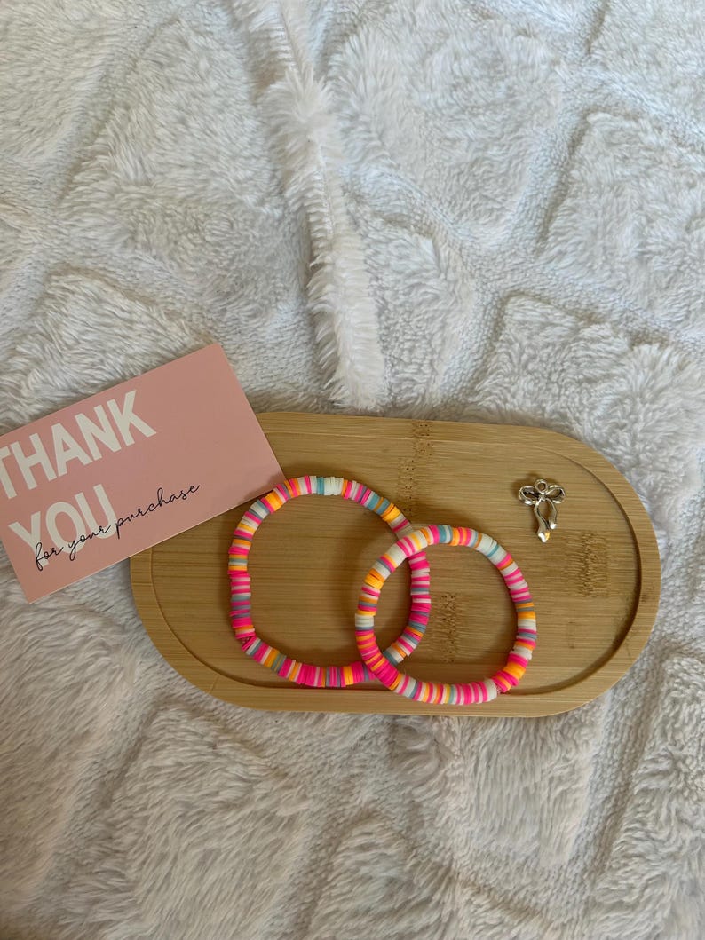 Two Preppy Multi-coloured Bracelets! :) - Etsy