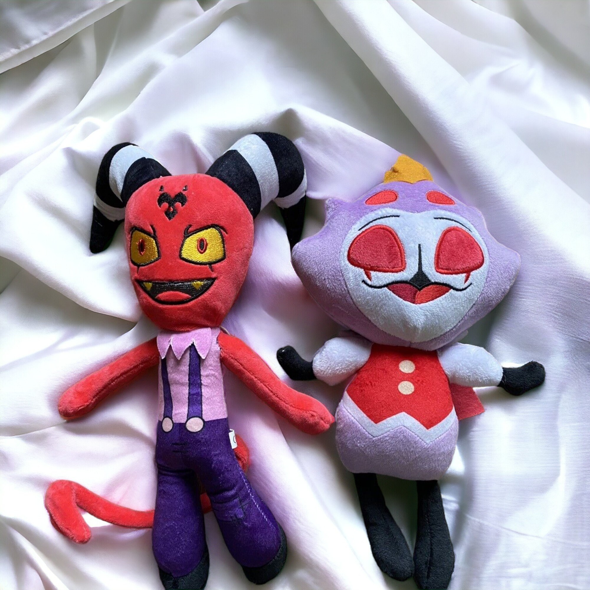 Helluvaboss Stolas Hazbin Hotel Plushie, Blitzo Plush, Helluva Alastor ...