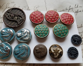 Antique buttons | Etsy