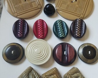 Celluloid buttons | Etsy