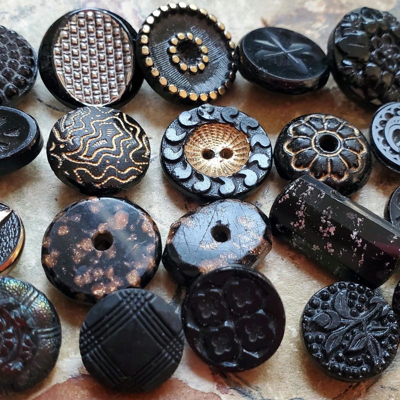 Glass Buttons - Etsy