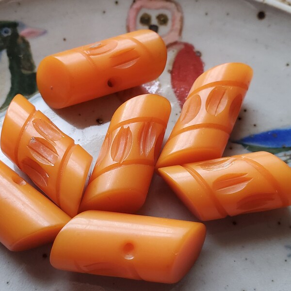 Orange Bakelite - Etsy