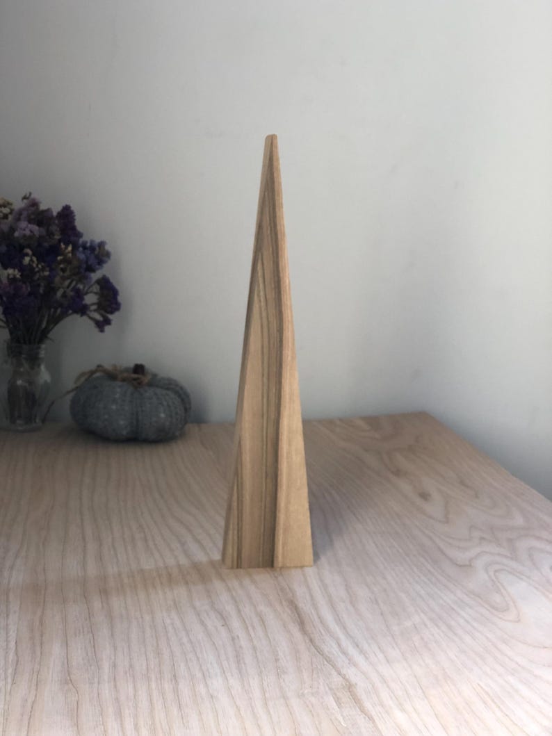 Decorative Wooden Pyramids. Modern Minimalism for Your Interior - Etsy