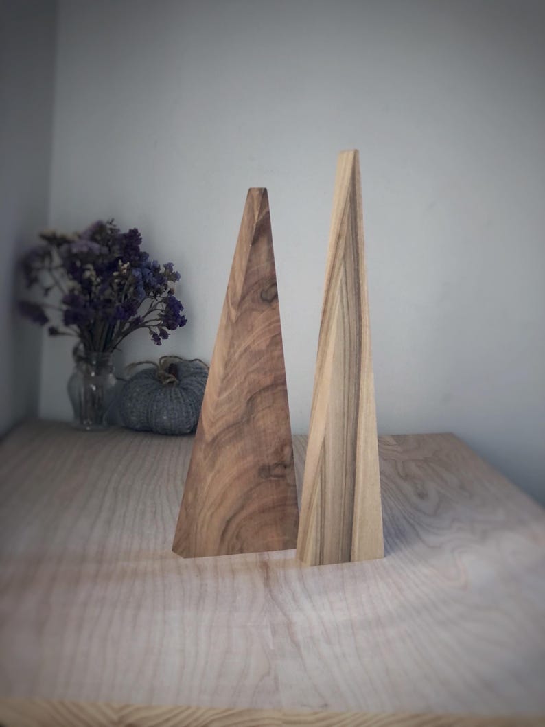 Decorative Wooden Pyramids. Modern Minimalism for Your Interior - Etsy
