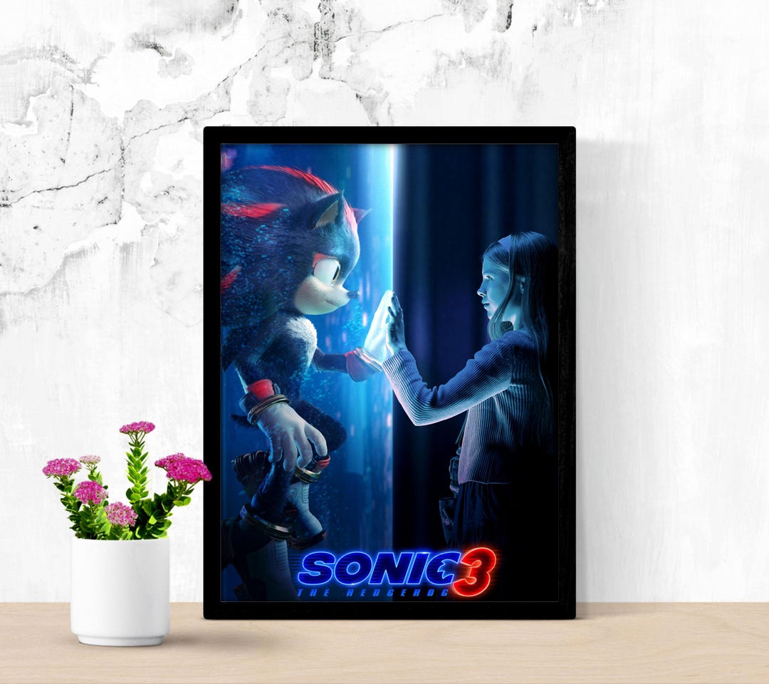 Sonic the Hedgehog 3 Printable Poster File - Etsy