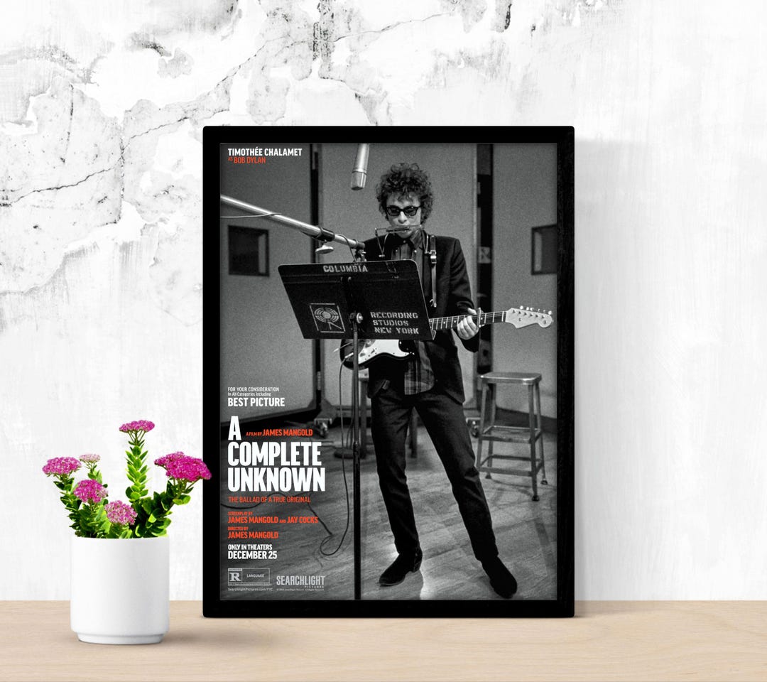 A Complete Unknown - Poster + Weekly Planner - Etsy