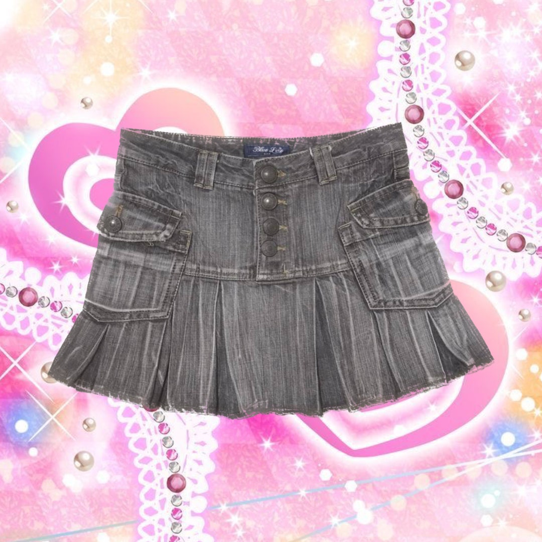Vintage Grunge Punk Rock Y2k 2000s 90s Mcbling Harajuku Emo Grey Gray ...