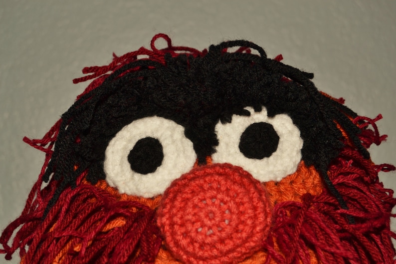 Crochet Animal the Muppet Hat crochet muppets hat | Etsy