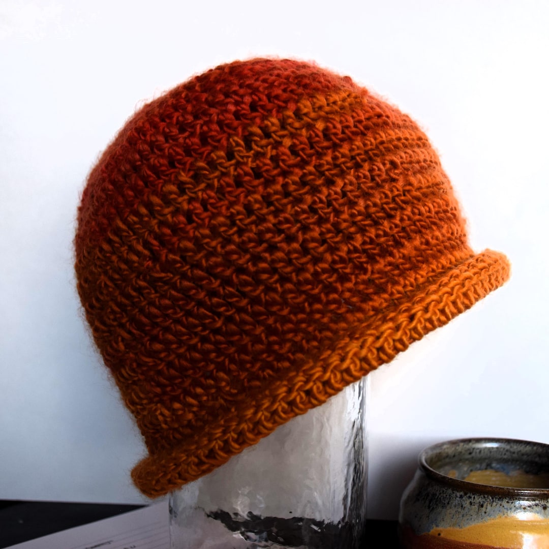 Crochet David Crosby Hat - Soft Beanie for Men or Women; Rolled Brim - Etsy