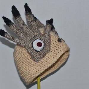 Crochet Pan's Labyrinth Hat - Crochet Monster Hat - Pale Man Hat ...