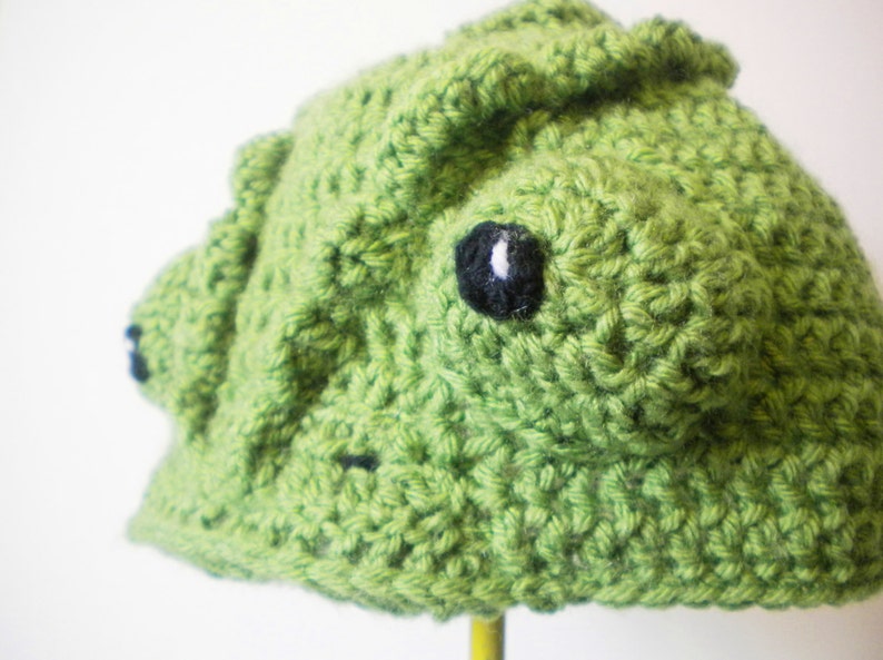 Crochet Chameleon Hat realistic lizard crochet beanie | Etsy