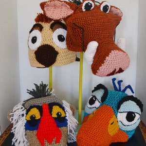 Crochet Zazu the Hornbill Bird Hat - Crochet Lion King Hat Costume ...