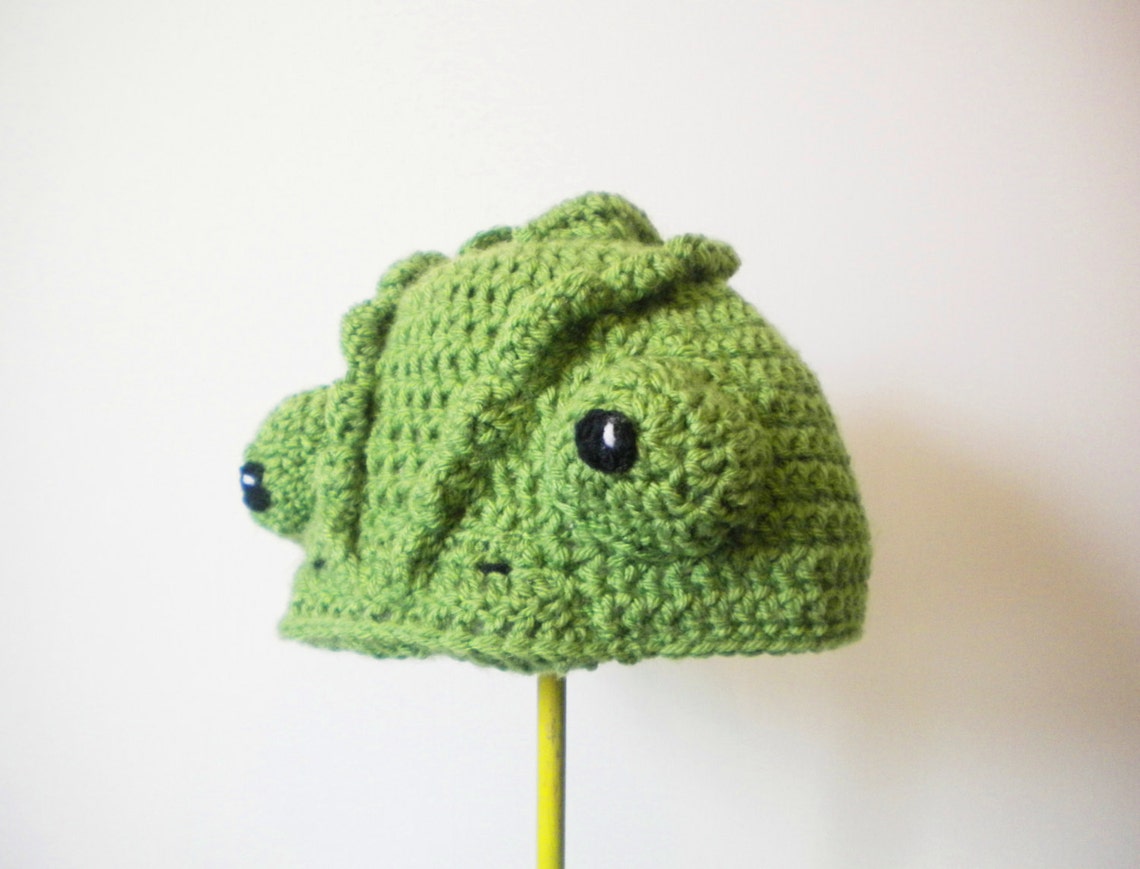 Crochet Chameleon Hat realistic lizard crochet beanie | Etsy