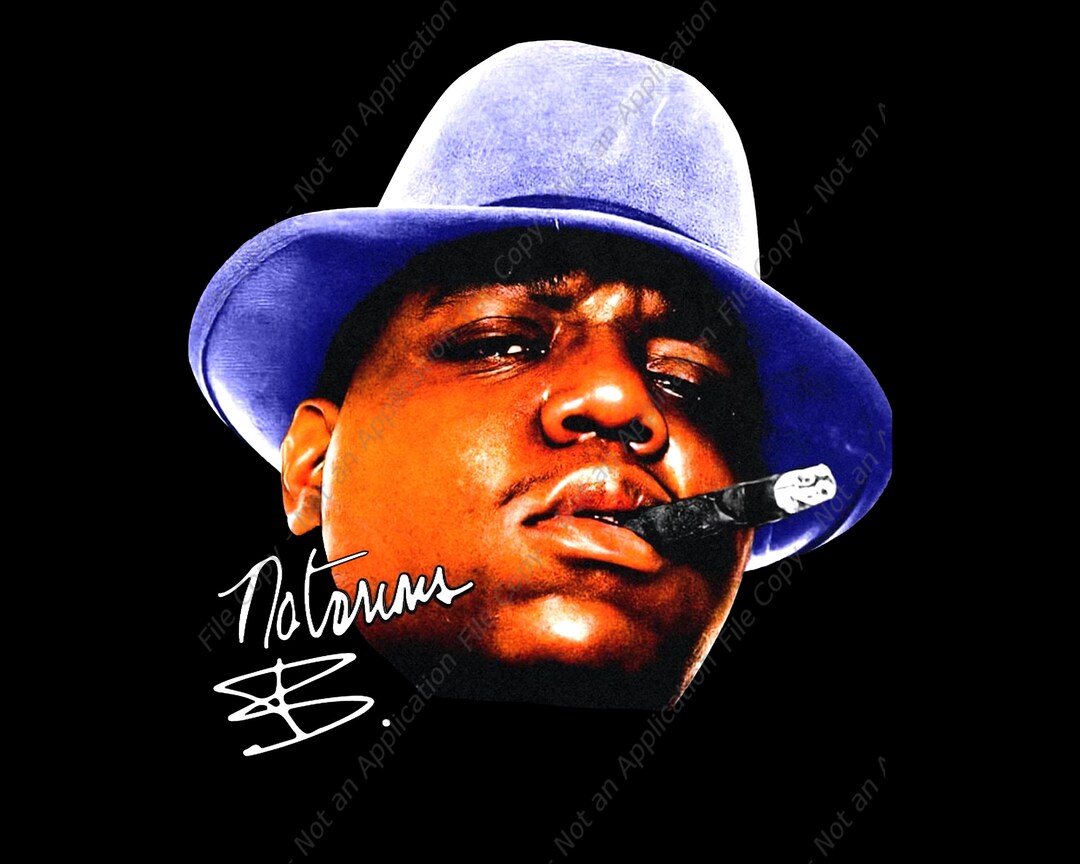 Biggie Smalls T Shirt Design PNG Instant Download 300 Dpı Png - Etsy