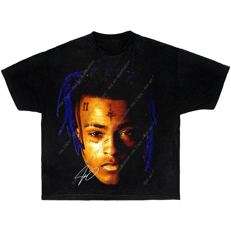 Xxxtentacion Tee PNG, Shirt Design Shirts Png, Printable Design ...