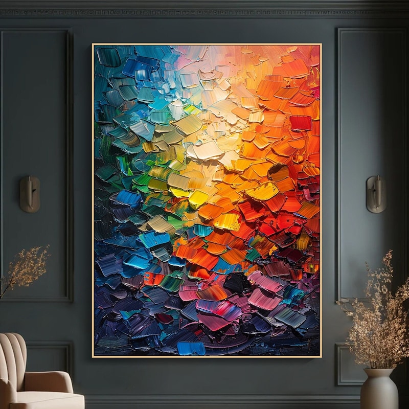 Modern Canvas Art - Etsy