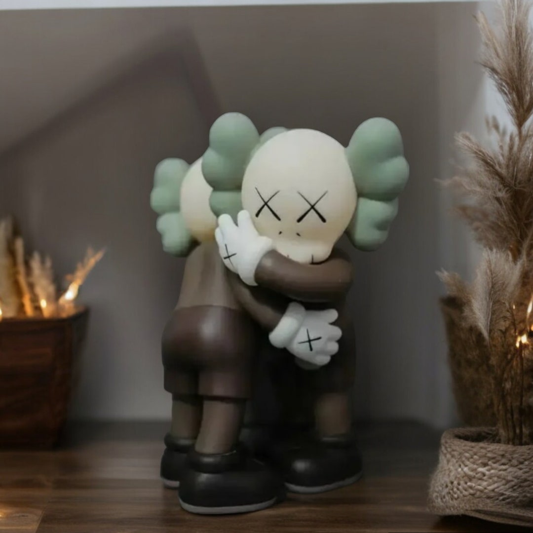 Kaws-inspired Statue Modern Art Decor Trendy Hypebeast Figure Stylish ...